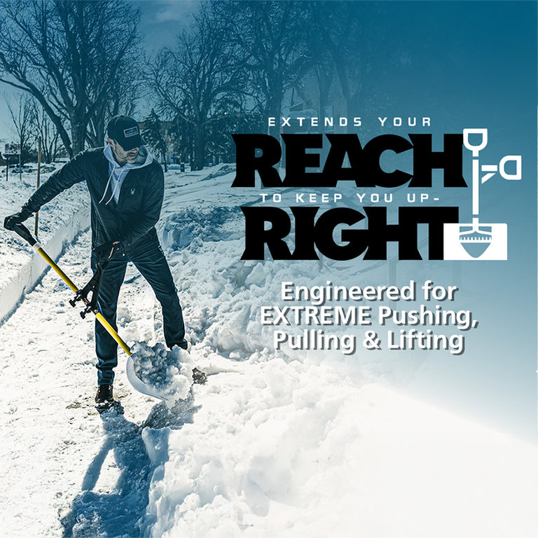 Reach Right Handle | Attachment for String Trimmers, Shovels, Rakes ...